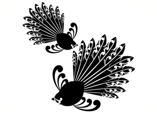 NZ Fantails - Grafix Wall Art